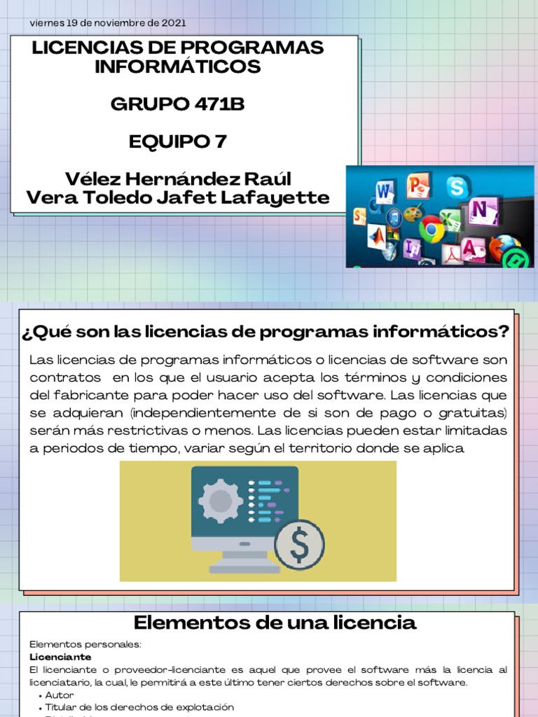 Licencias de Software | PDF | Informática | Software
