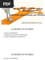 Three Levels of Moral Dilemmas | PDF