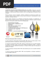 Tipos de Pararrayos | PDF | Relámpago | Materiales