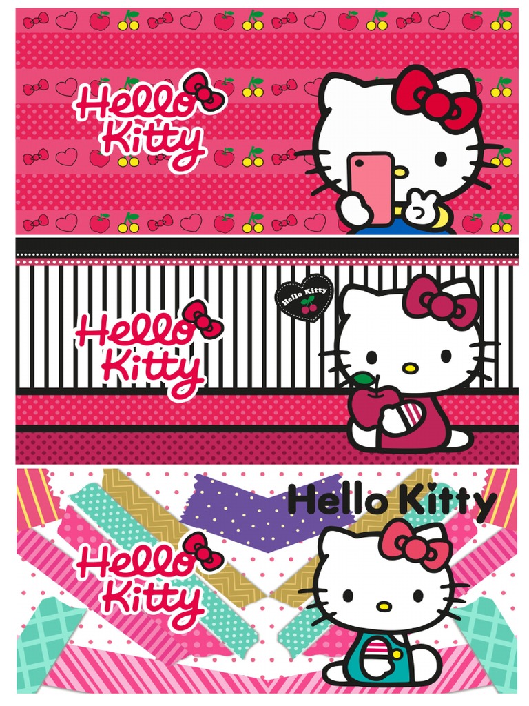 Plantilla para Taza Hellokitty | PDF