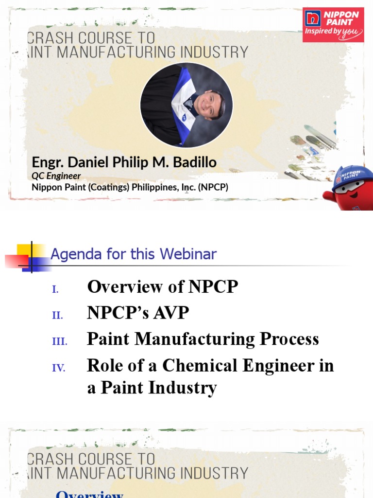 Webinar on Paint Manufacturing Process | PDF