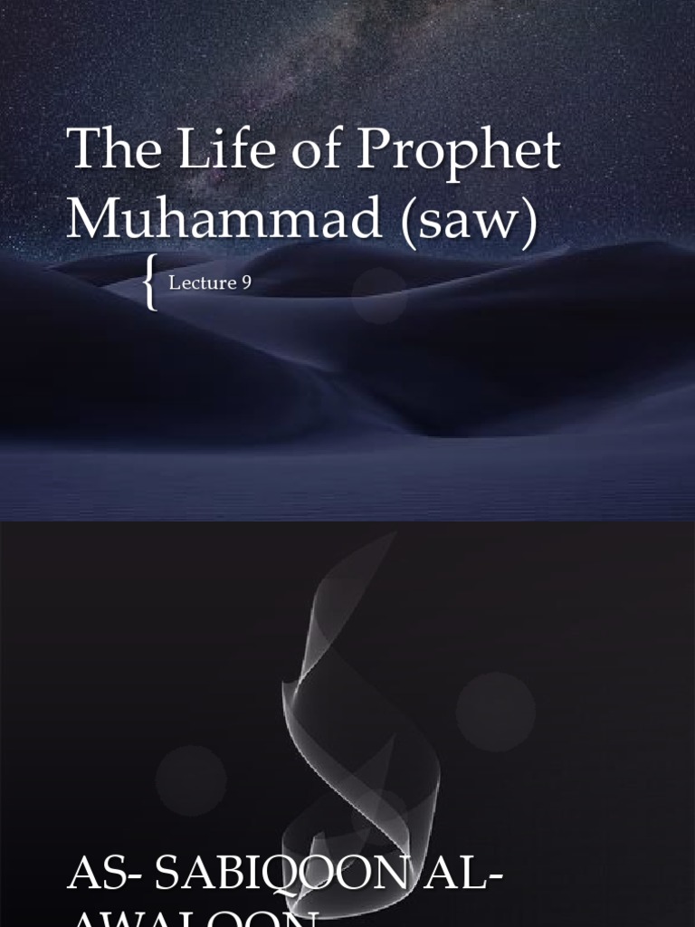 The Life of Prophet Muhammad (Saw) - 9 | PDF | Umar | Muhammad