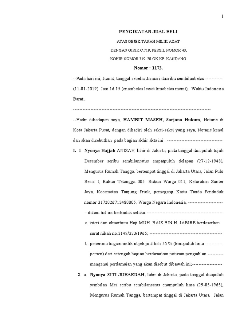 JAMAL (Ahli Waris) Revisi | PDF