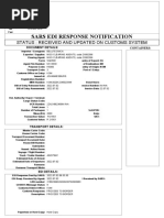Sad 500 - Customs Declaration Form: by Road | PDF | Customs | Paper