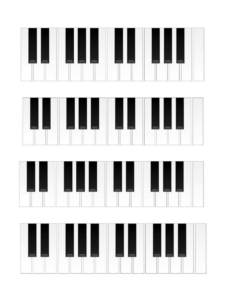 Acordes de Piano Invertidos y Normales | PDF
