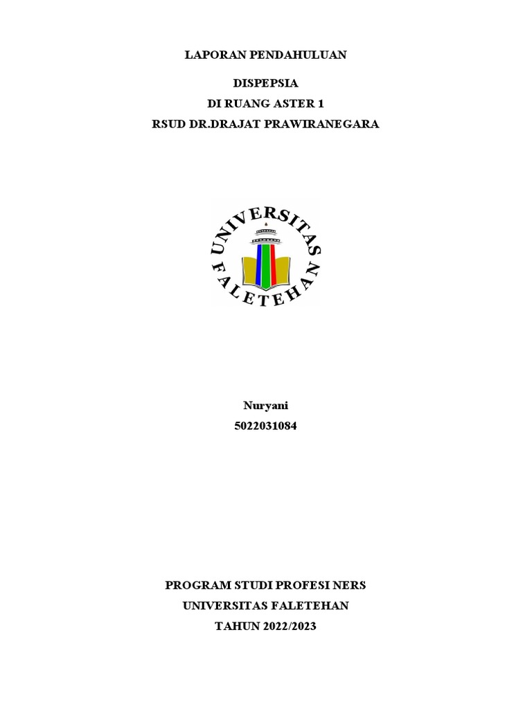LP Dispepsia Nuryani | PDF