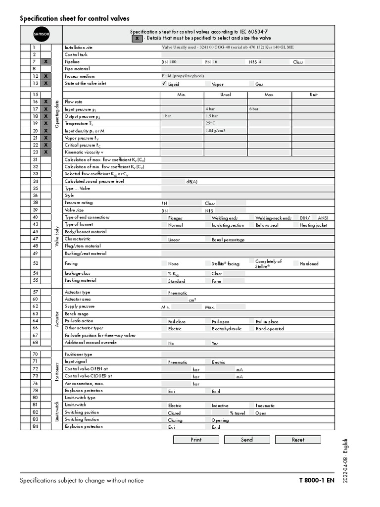 Valve Samson Model 3241 Serial 470 132 B347W701 EN | PDF | Valve | Actuator