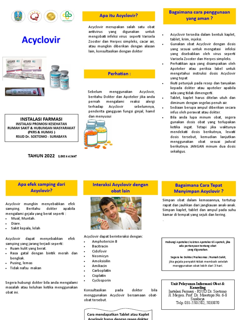 Panduan Penggunaan Acyclovir untuk Anak | PDF