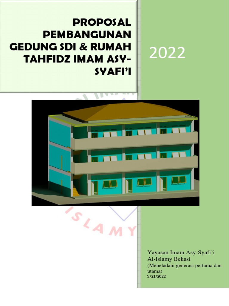Proposal Wakaf Pembangunan Imam Asy-Syafii | PDF