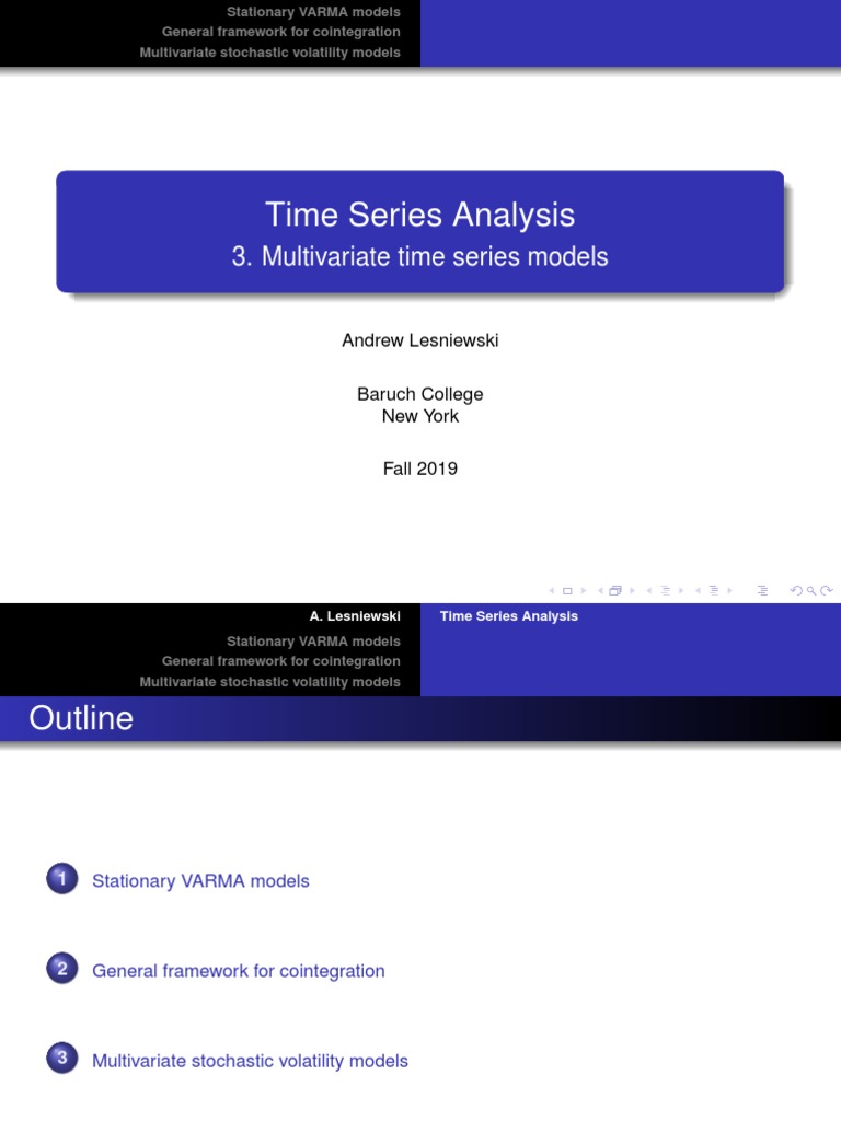 TS Lecture3 2019 | PDF