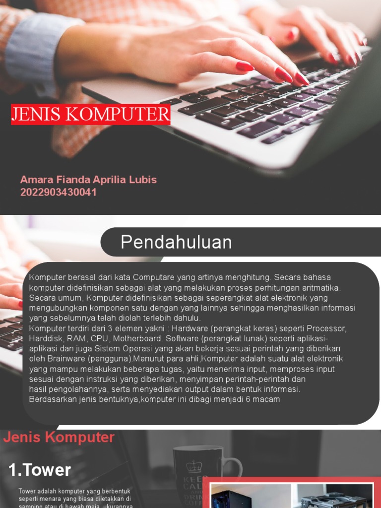 Jenis Jenis Komputer Berdasarkan Bentuk | PDF