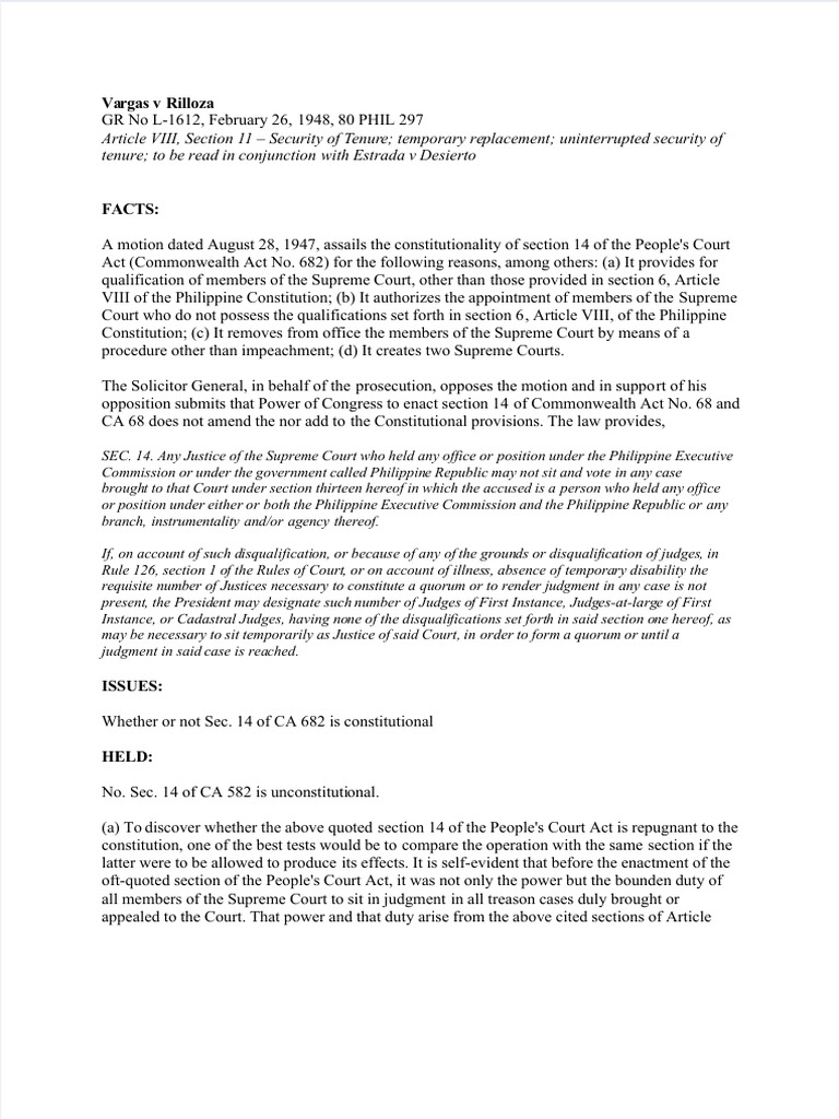 Dokumen - Tips - Vargas V Rilloraza Case Digestdocx | PDF