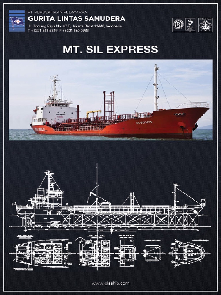 MT SIL Express Vessel Details | PDF | Tonnage | Heavy Industry