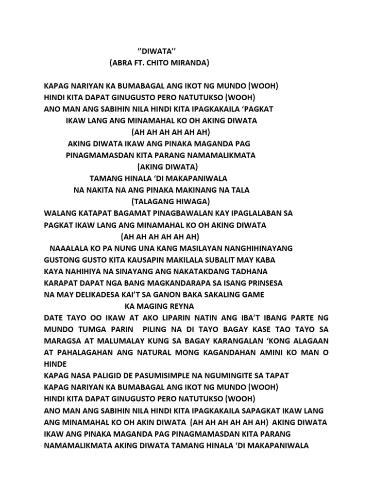 DIWATA | PDF