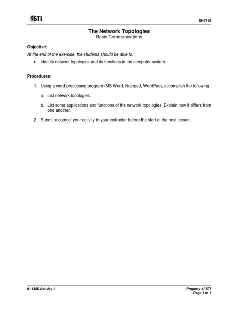 01 LMS Activity 1 | PDF