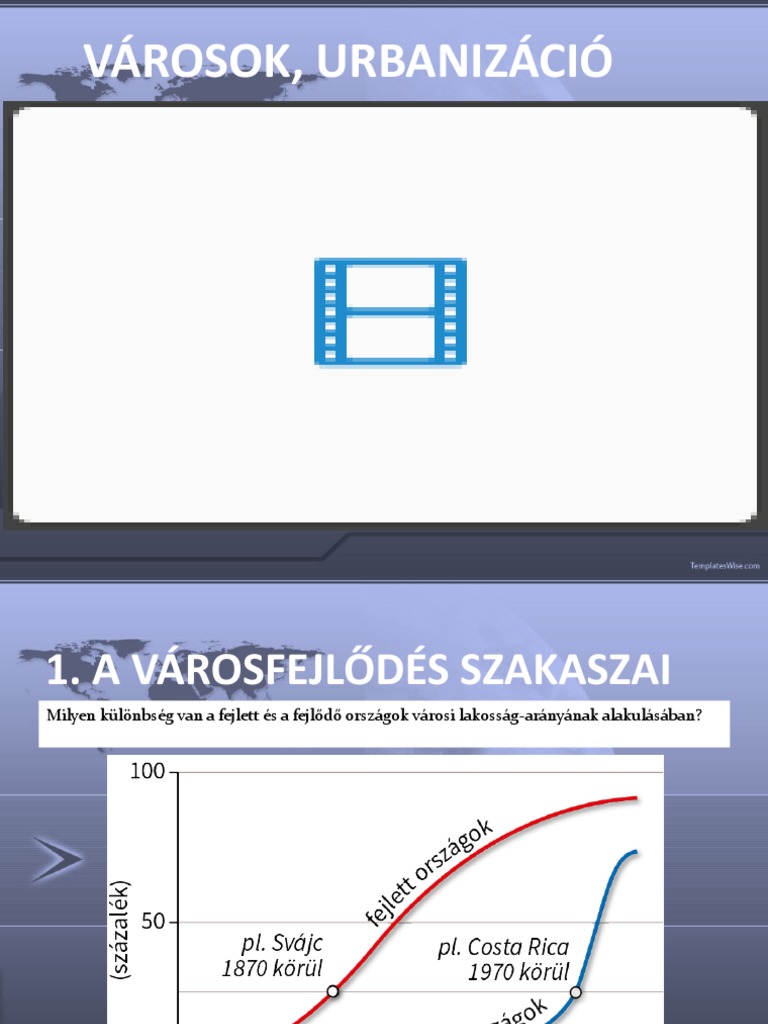 05 Varosok Urbanizacio | PDF