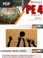 Volleyball History | PDF | Volleyball | Games Of Physical Skill
