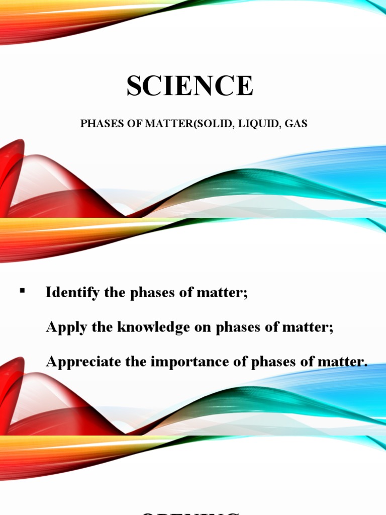 Phases of Matter | PDF