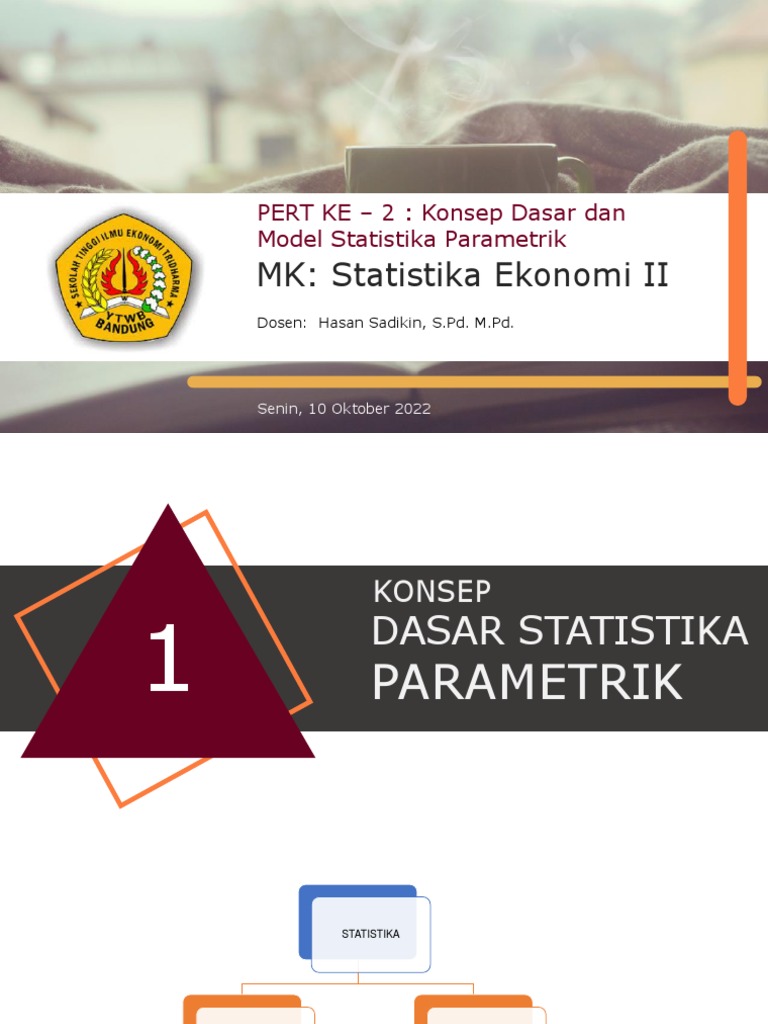 Pert 2 Statistika Ekonomi II.2 | PDF | Sains & Matematika | Komputer
