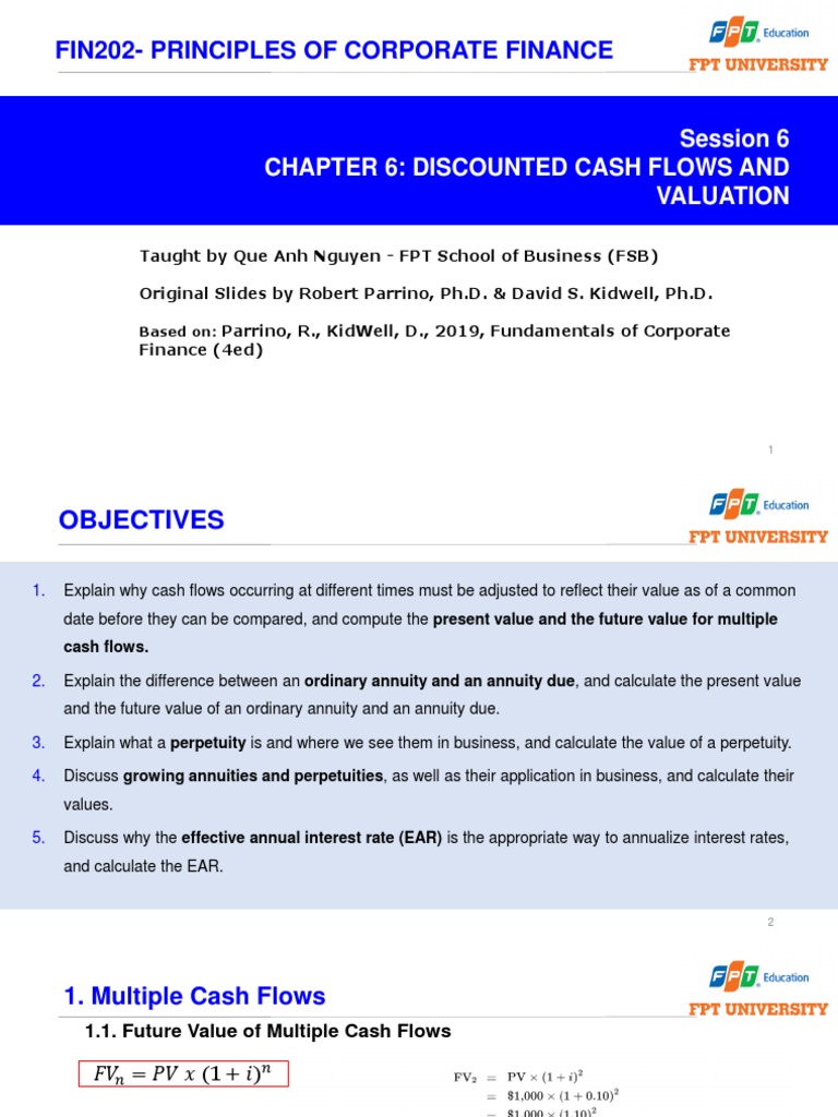 SS6 Chapter 06 v0 | Download Free PDF | Present Value | Interest