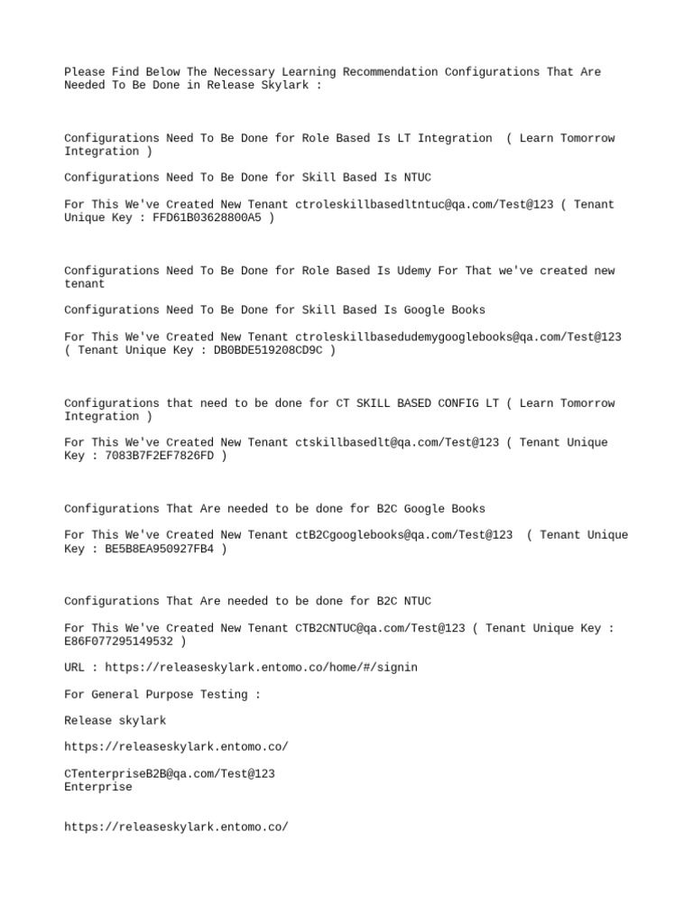 Releaseskylark Configs | PDF | Computers