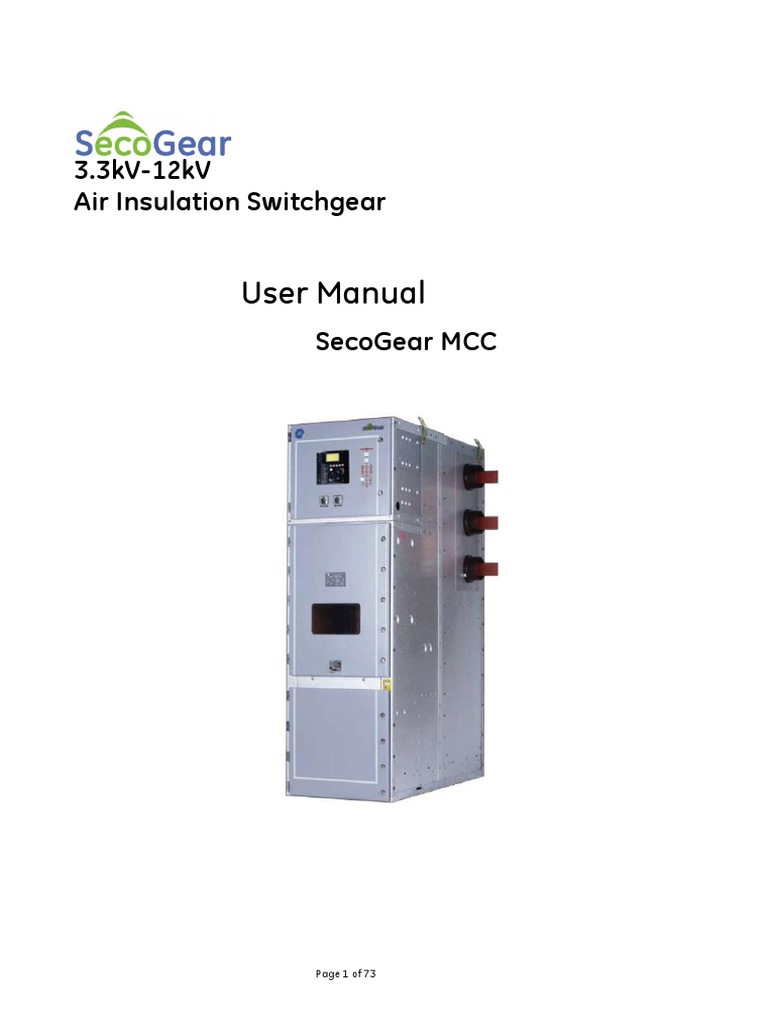 FC MCC User Manual V0 | PDF | Fuse (Electrical) | Humidity