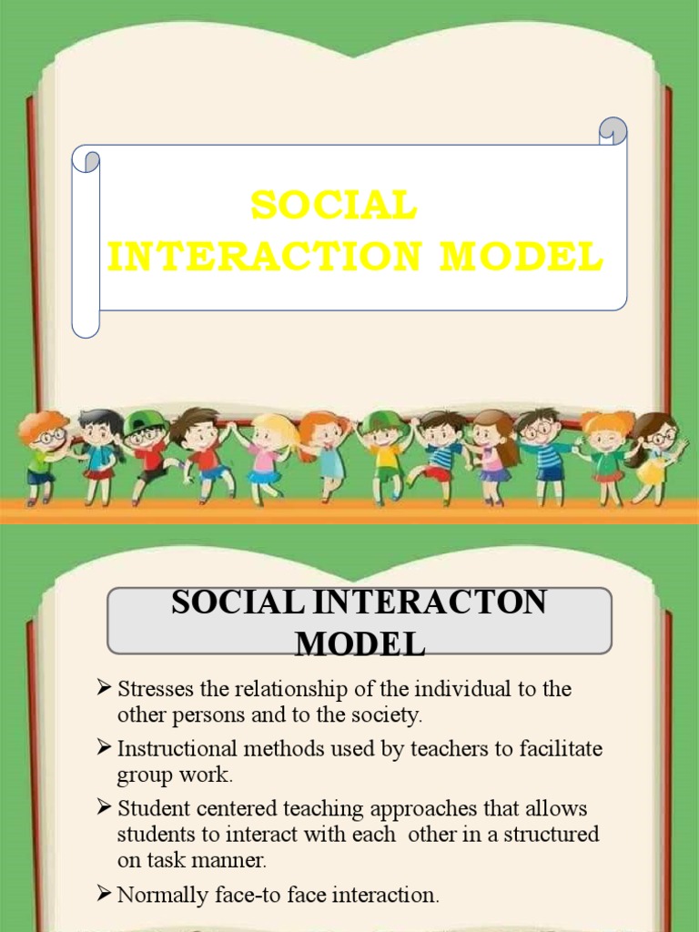 Social Interaction Model Pdf Learning Hypothesis
