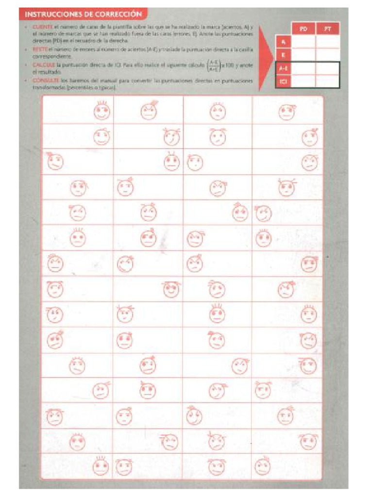 Plantilla para Correccion | PDF