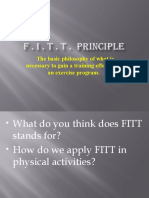 FITT Principle | PDF | Aerobic Exercise | Strength Training