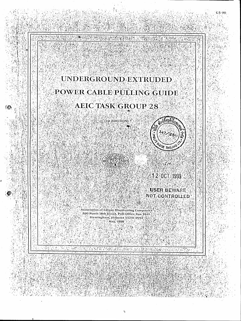 Cable Pulling Tension Calculations Guide | PDF | Friction | Force