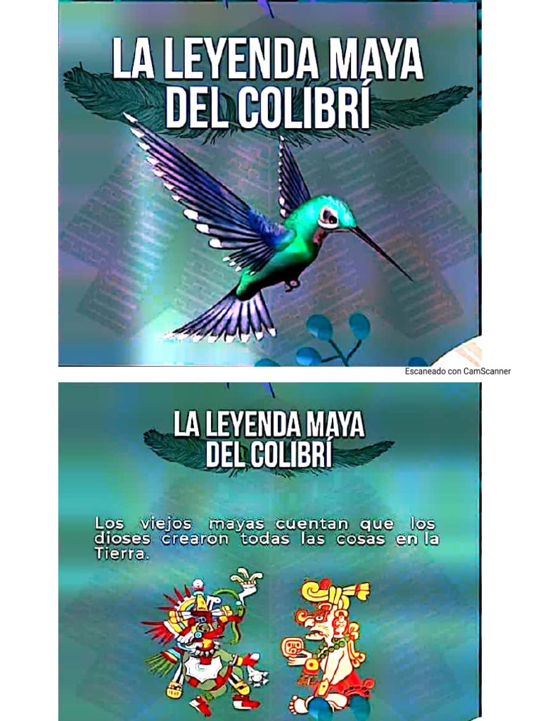 La Leyenda Maya Del Colibrí | PDF