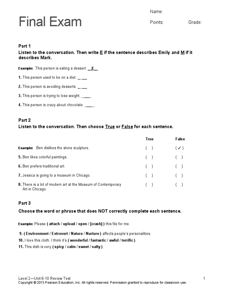 TN2 Final Exam | PDF