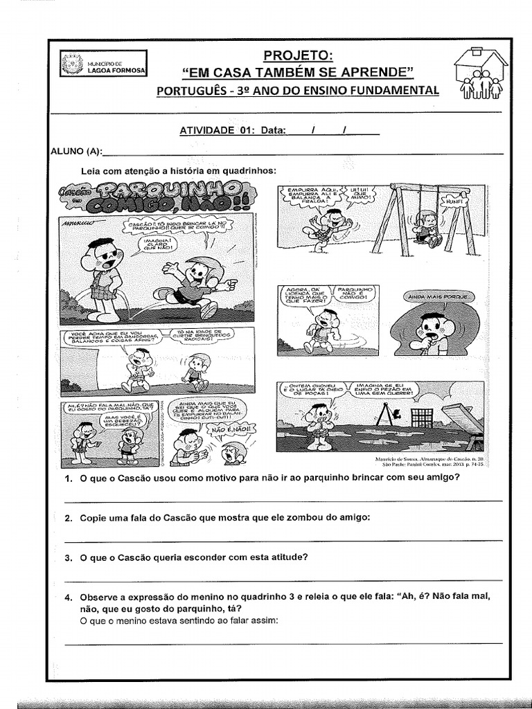 Atividades Do 3 Ano Tipo 2 | PDF