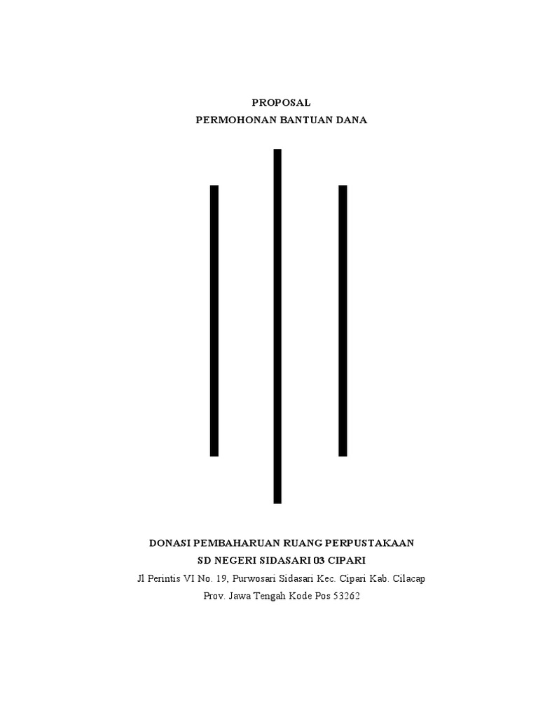Proposal Pengajuan Donasi | PDF