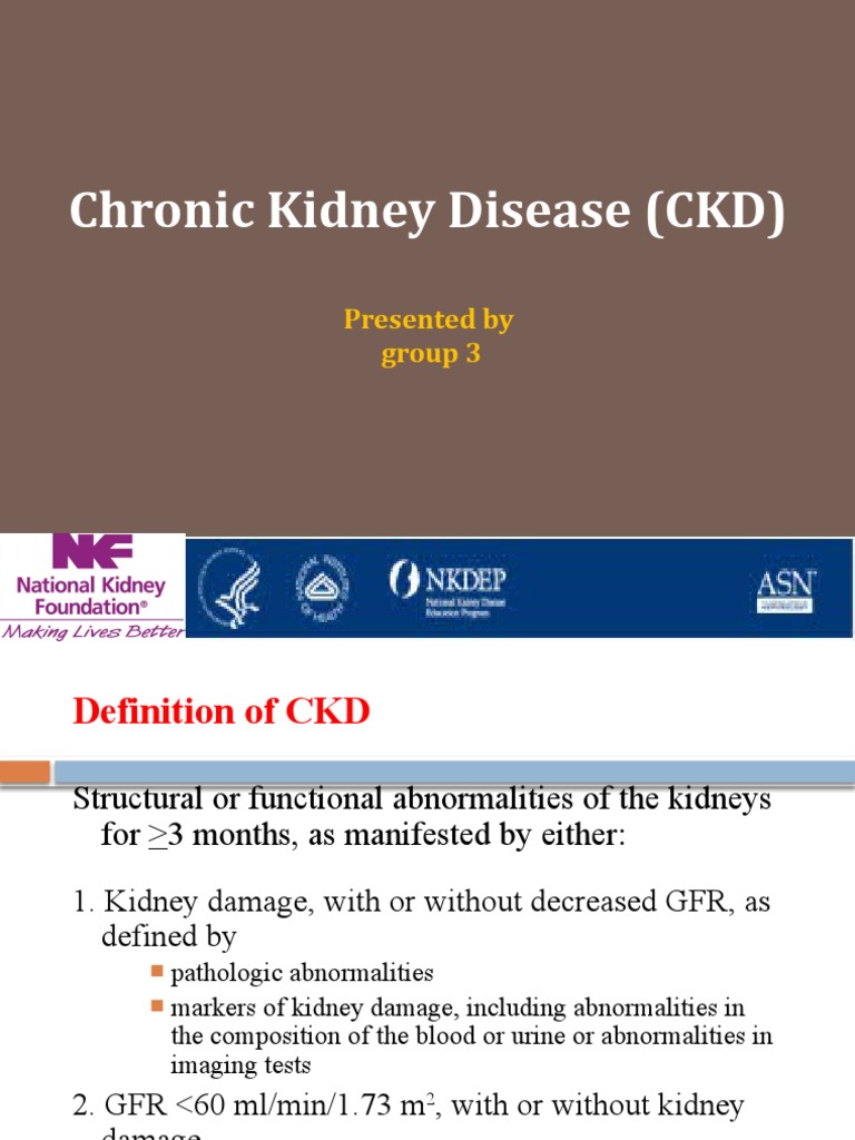 Presentation of CKD | PDF | Chronic Kidney Disease | Abdomen