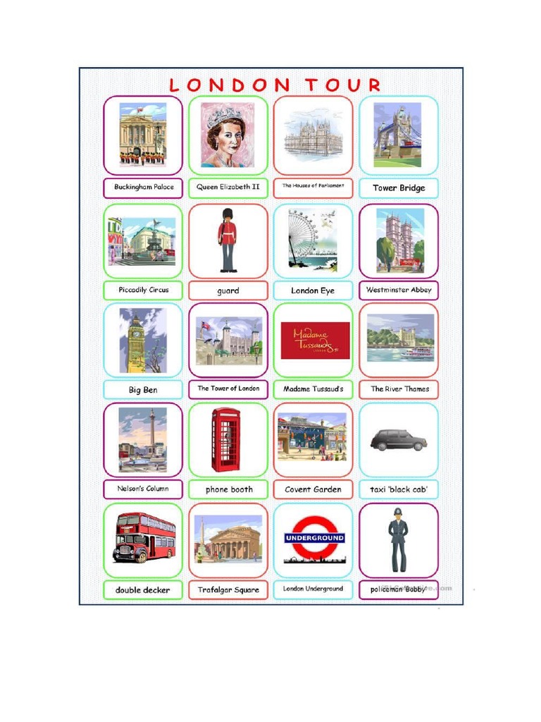 London Worksheets | PDF | Travel