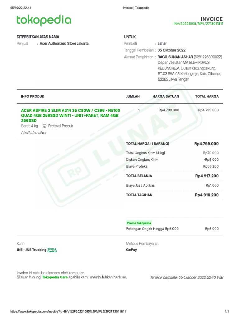 STRUK | PDF