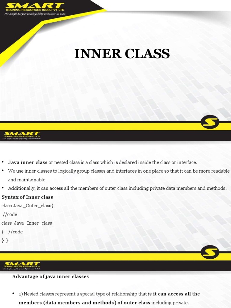 Inner Class | PDF