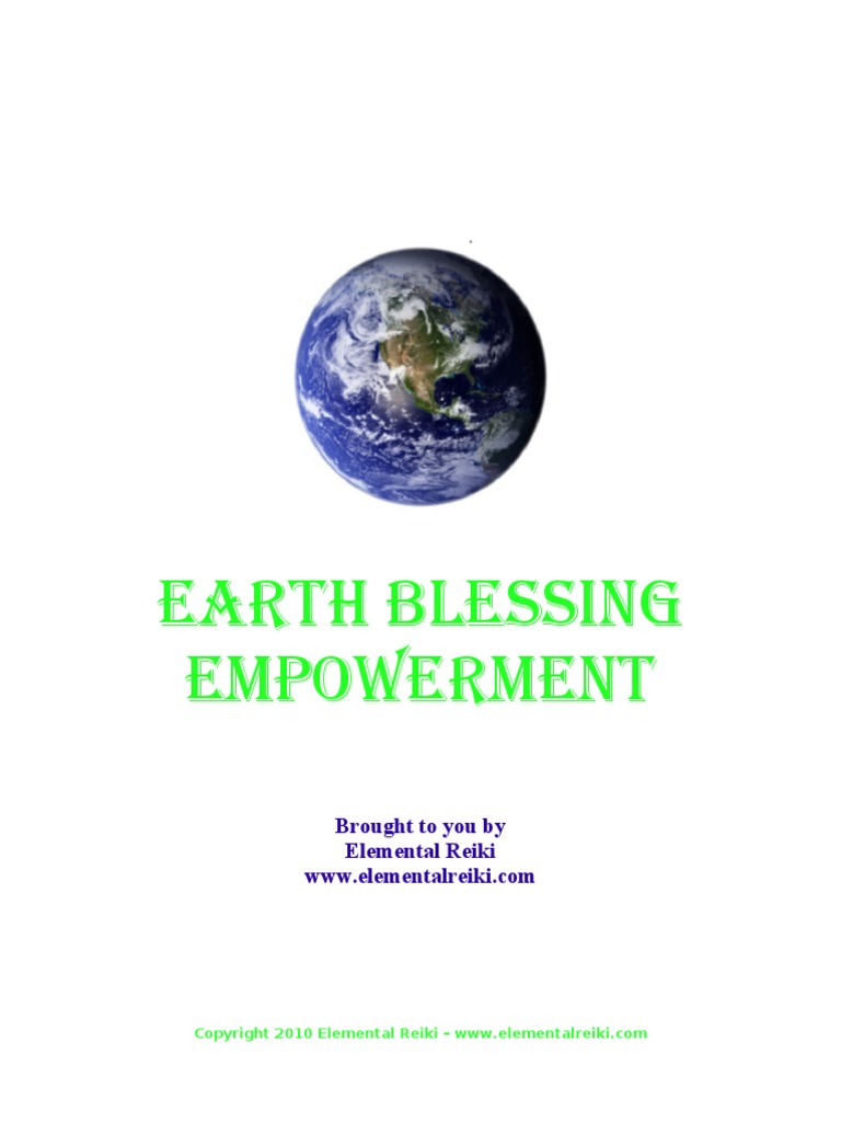 Earth Blessings Empowerment Manual | PDF | Oil Spill