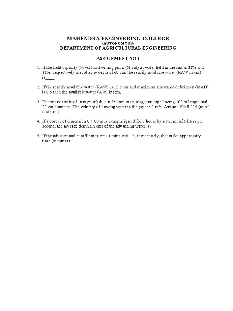 Ide Assignment 1 | PDF | Science & Mathematics