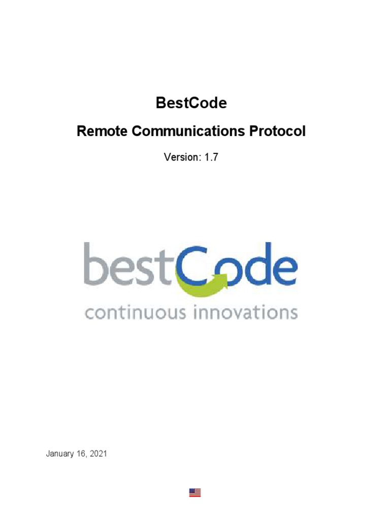BESTCODE - Remote Communications Protocol (Version 1.7) | PDF | Computer Engineering | Computer ...