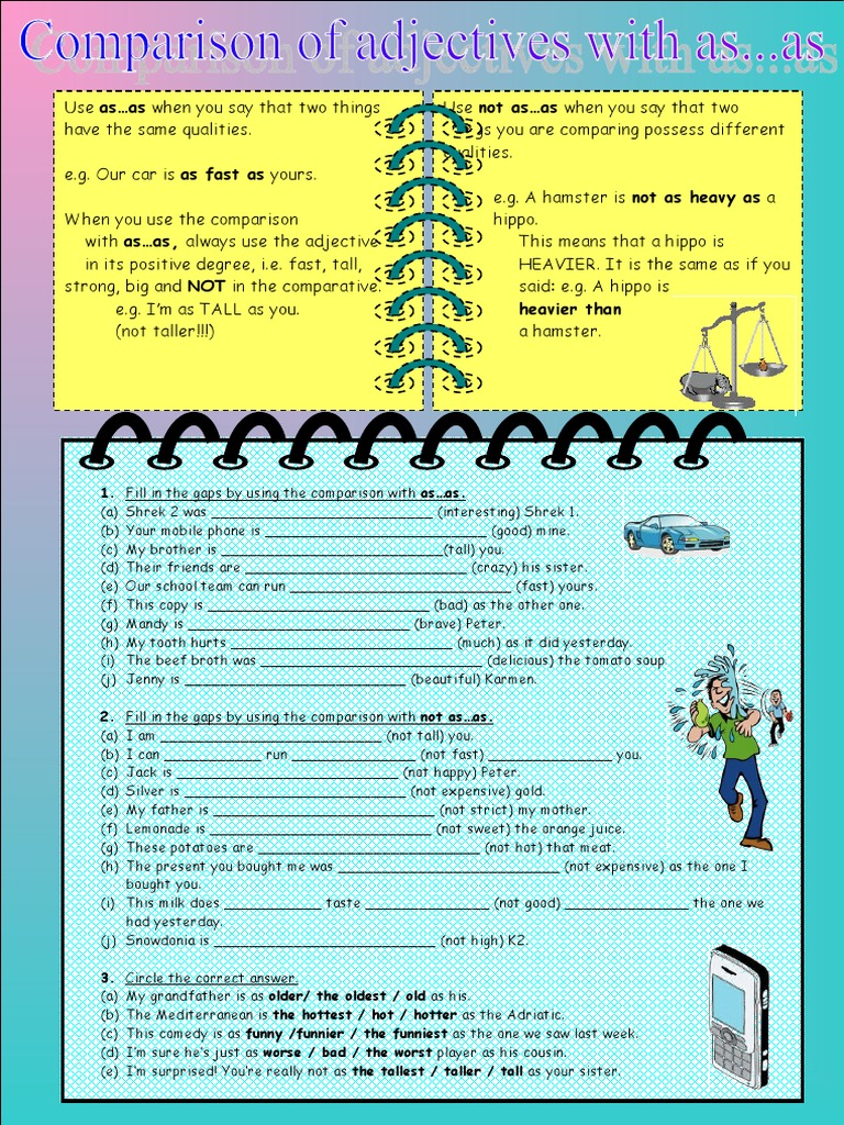 COMPARATIVE AS ADJECTIVE AS | PDF