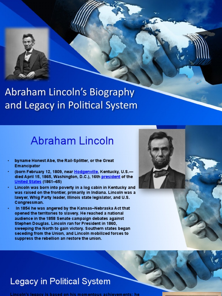 Abraham L. | PDF | Abraham Lincoln | Slavery