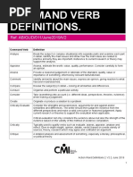 Command Verbs For Assignments | PDF | Information | Knowledge