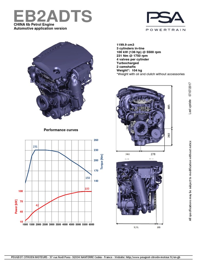 EB2ADTS China6 | PDF | Turbocharger | Engines