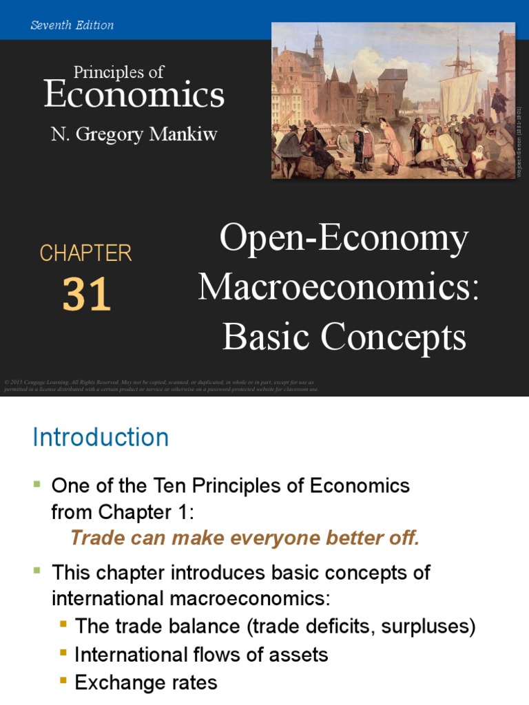 Ch31 Open Economy Macroeconomices | PDF | Balance Of Payments | Exchange Rate