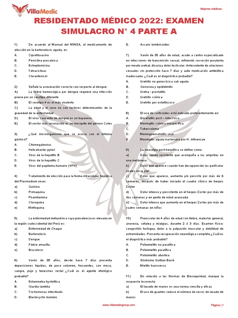 RM 2022 - Examen Simulacro 4 A | PDF