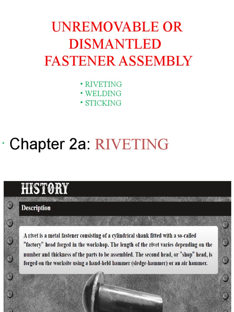 CHAPTER 2a RIVET | PDF