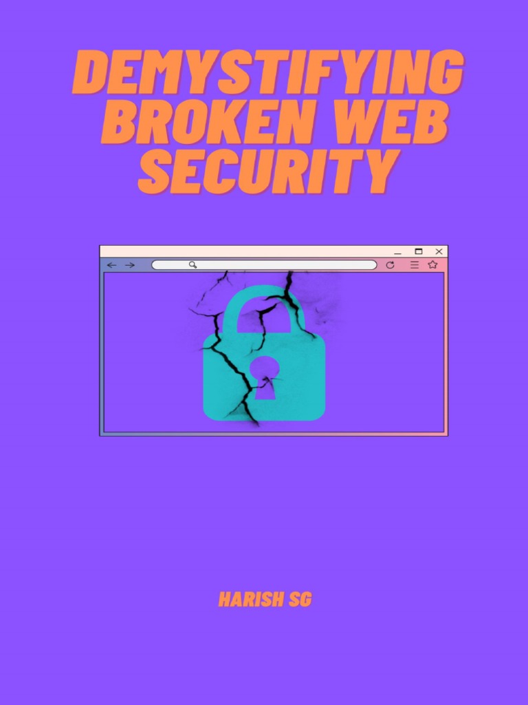 Broken Web Security | PDF | World Wide Web | Internet & Web