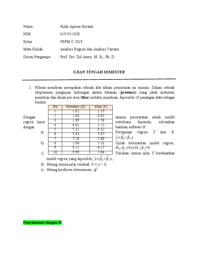 Nomor 1 Uts | PDF | Metode & Bahan Ajar | Sains & Matematika